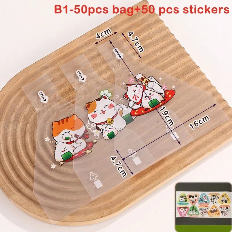 50/100 шт Упаковка для онигири