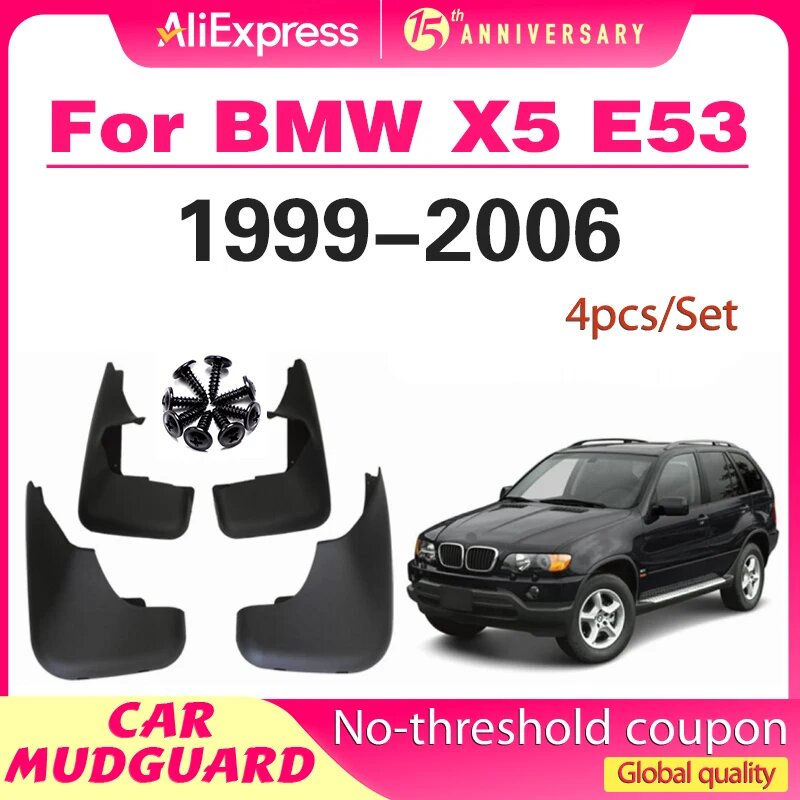 Для крыльев для BMW X5 E53 1999 2000 2001 2002 2003 2004 2005 2006, брызговики для крыльев, брызговики, брызговики