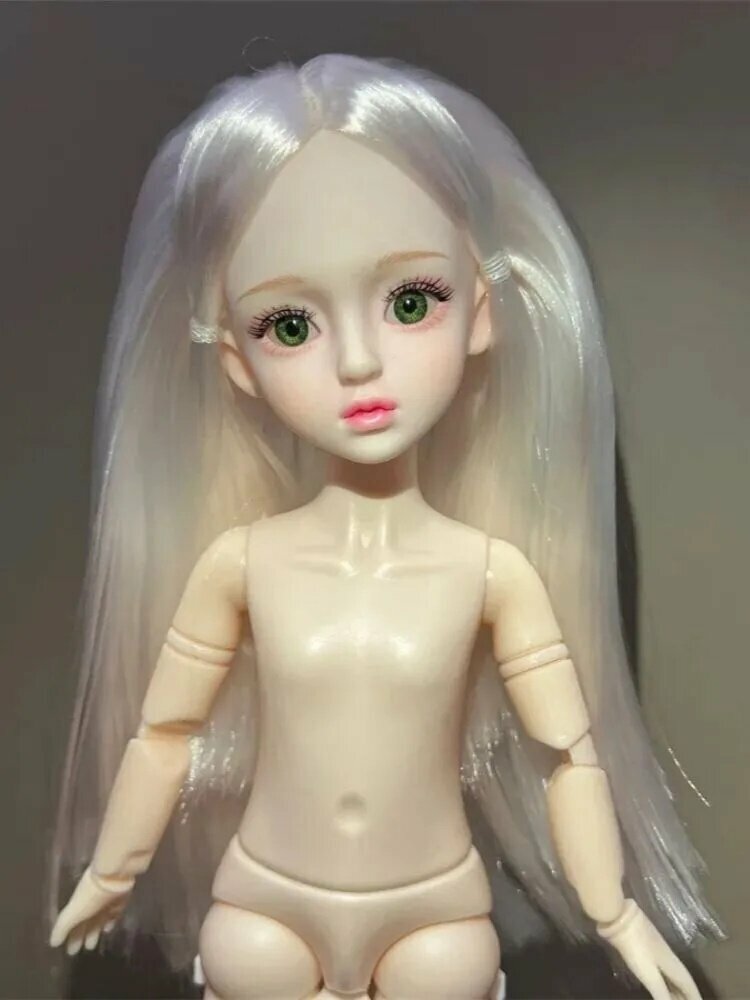 BJD шарнирное тело 30 см, обнаженная кукла для коллекции
