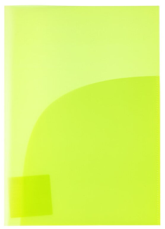 Expert Complete NEON Папка-уголок 2 кармана A4 180 мкм песок лайм для бумаг