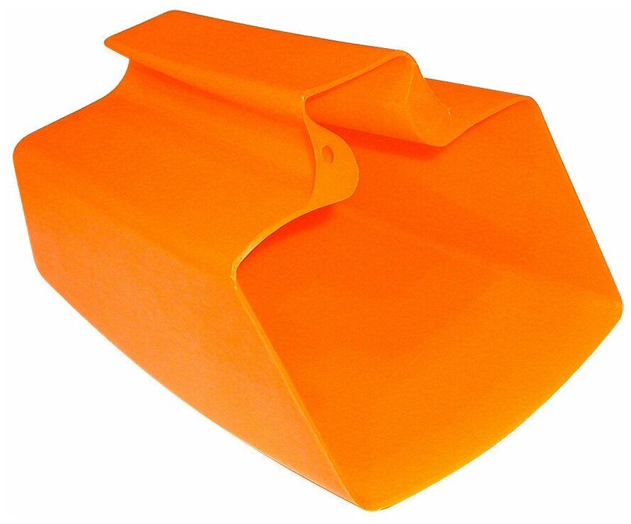 Черпак 1 литр, плавающий, оранжевый, гимс