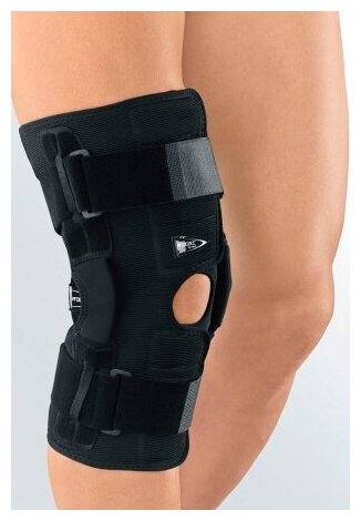 MEDI P7680 - M Укороченный регулируемый полужесткий коленный ортез medi protect.ST III (M / Черный)