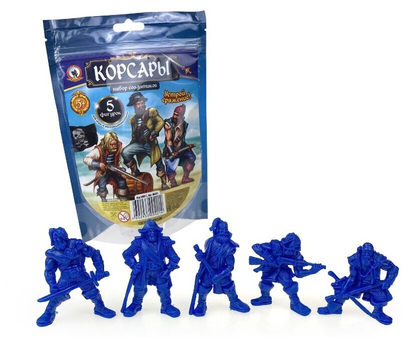 Игровой набор Русский Стиль "Корсары" 00421РС, 5 фигурок, из пластика, от 5 лет
