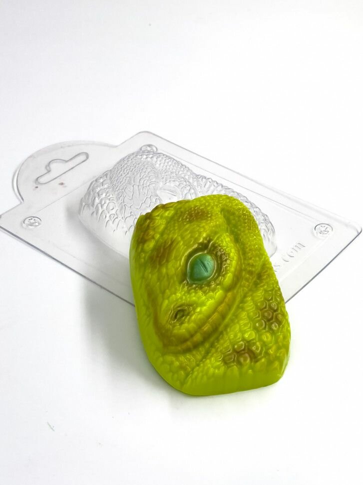 Голова Змеи форма пластиковая для мыла и шоколада