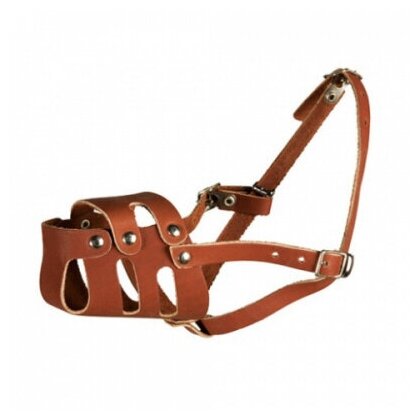 Намордник (Каскад) кожаный цельнокроеный № 4