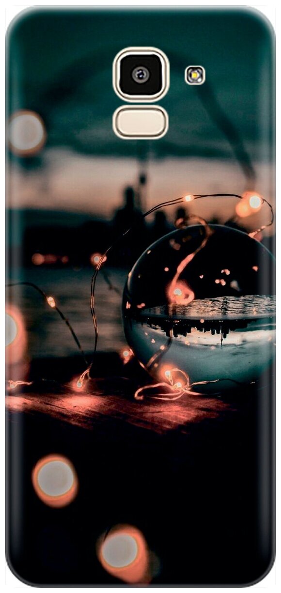 Силиконовый чехол на Samsung Galaxy J6 (2018), Самсунг Джей 6 (2018) с принтом "Вечер, отдых"