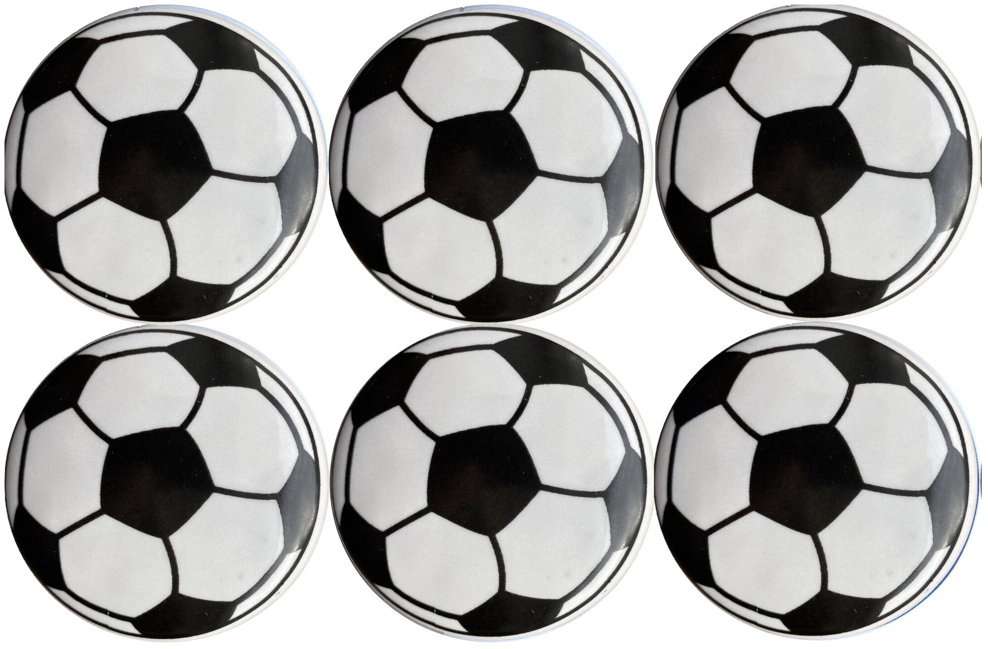 Ручки мебельные фарфоровые, ручной работы. Круглая с различными изображениями, покрытые глянцем. покрытые глазурью. 6 шт. + 6 шт. винтов