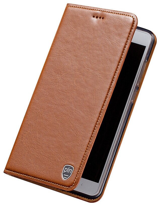 Чехол-книжка Чехол. ру Premium для iPhone 5 / 5S/ SE/ 5SE (Айфон 5/ 5С/ 5СЕ) из качественной натуральной мраморной кожи буйвола прошитый элегантной .