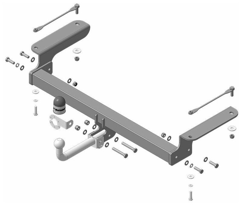 Фаркоп (тягово-сцепное устройство) Motodor на Хавал Ф7 2019-2022