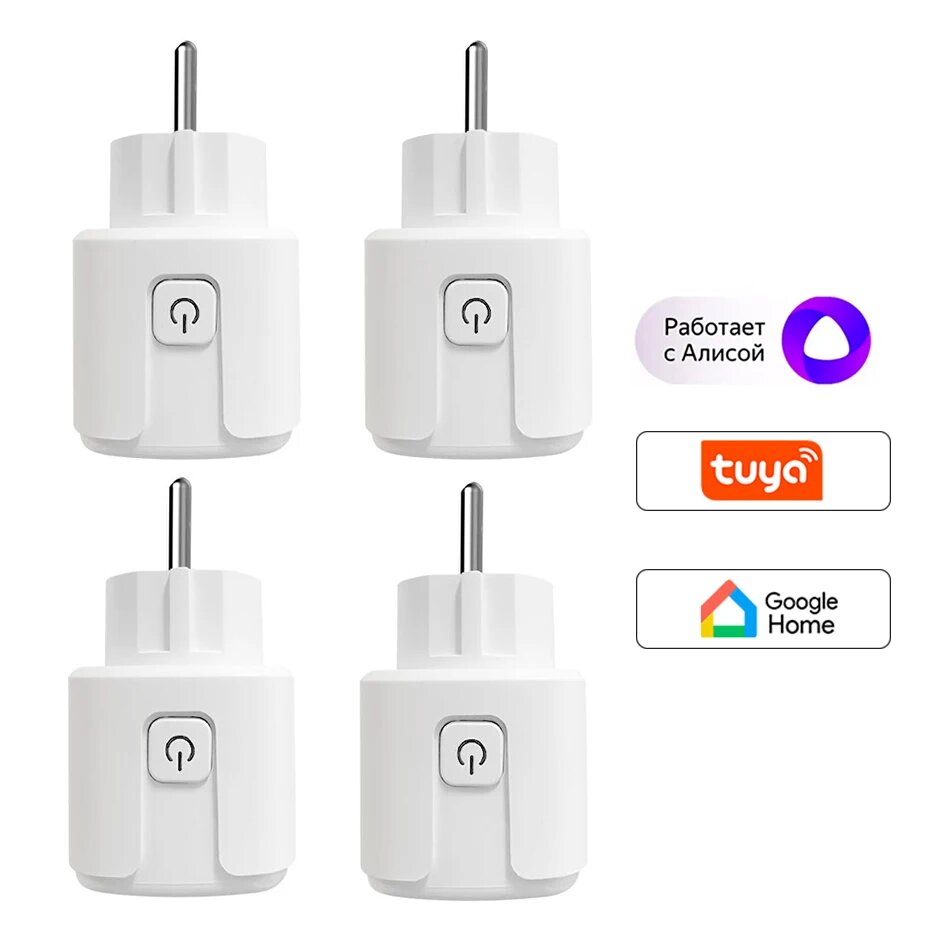 Смарт-розетка CBE Tuya 16А Tuya4pcs