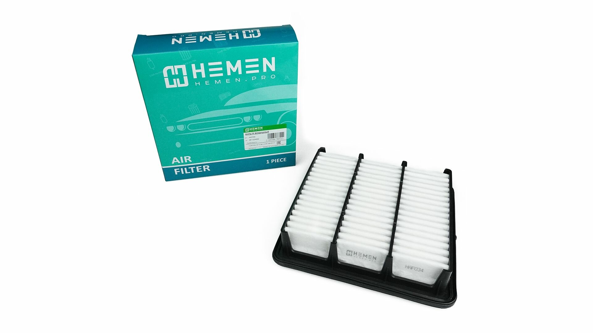 Фильтр воздушный Hyundai Elantra, i30, KIA Ceed 1.4-2.0 06-, Cerato 08-/2.0 13- (HAF034)