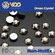 Стразы VDD SS6 Black Diamond 1440шт