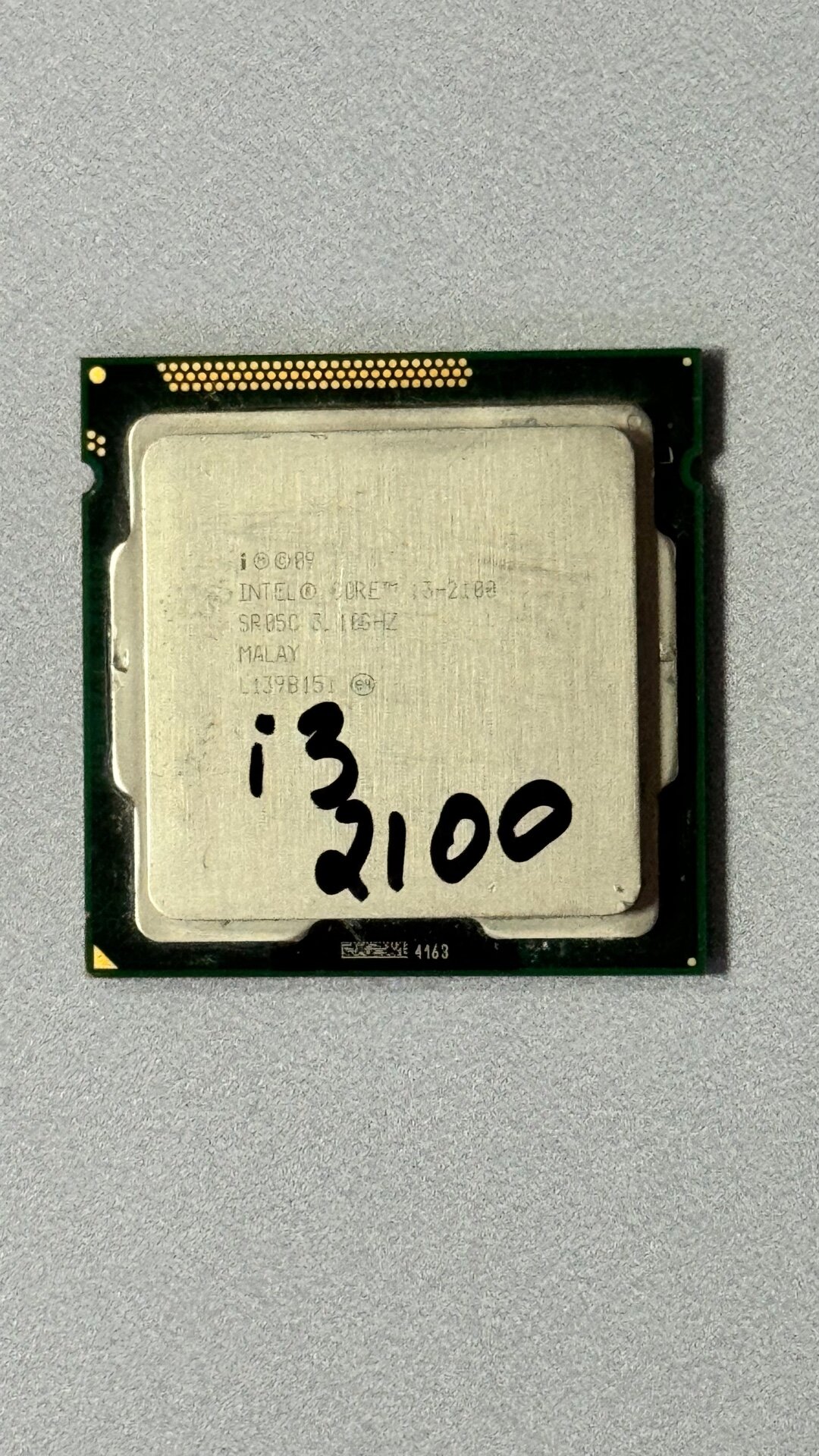 Процессор Intel Core i3-2100 LGA1155, 2 x 3100 МГц, OEM