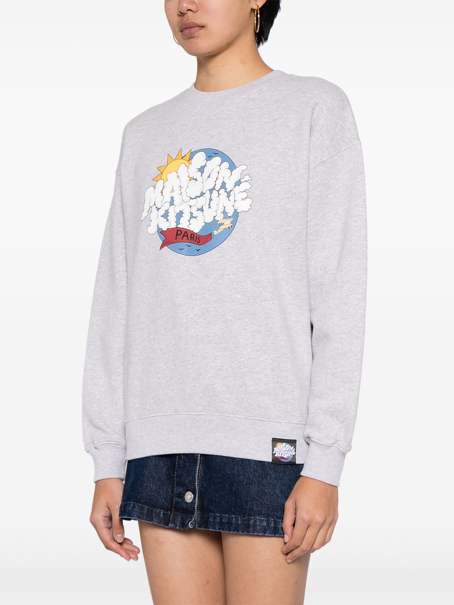 Толстовка Maison Kitsune, размер 48, , grey — фото 1