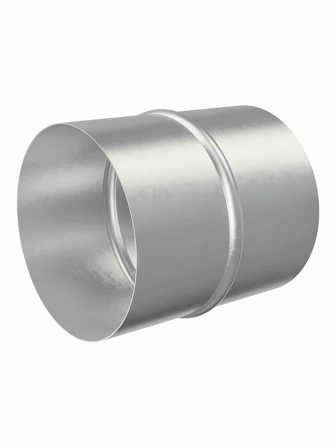 Соединитель воздуховодов ERA PRO 125CG, оцинкованная сталь, 100 мм