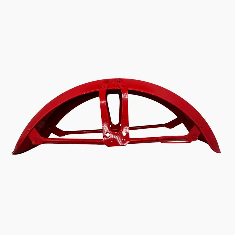 Крыло переднее на мопед Альфа, Дельта (красный)