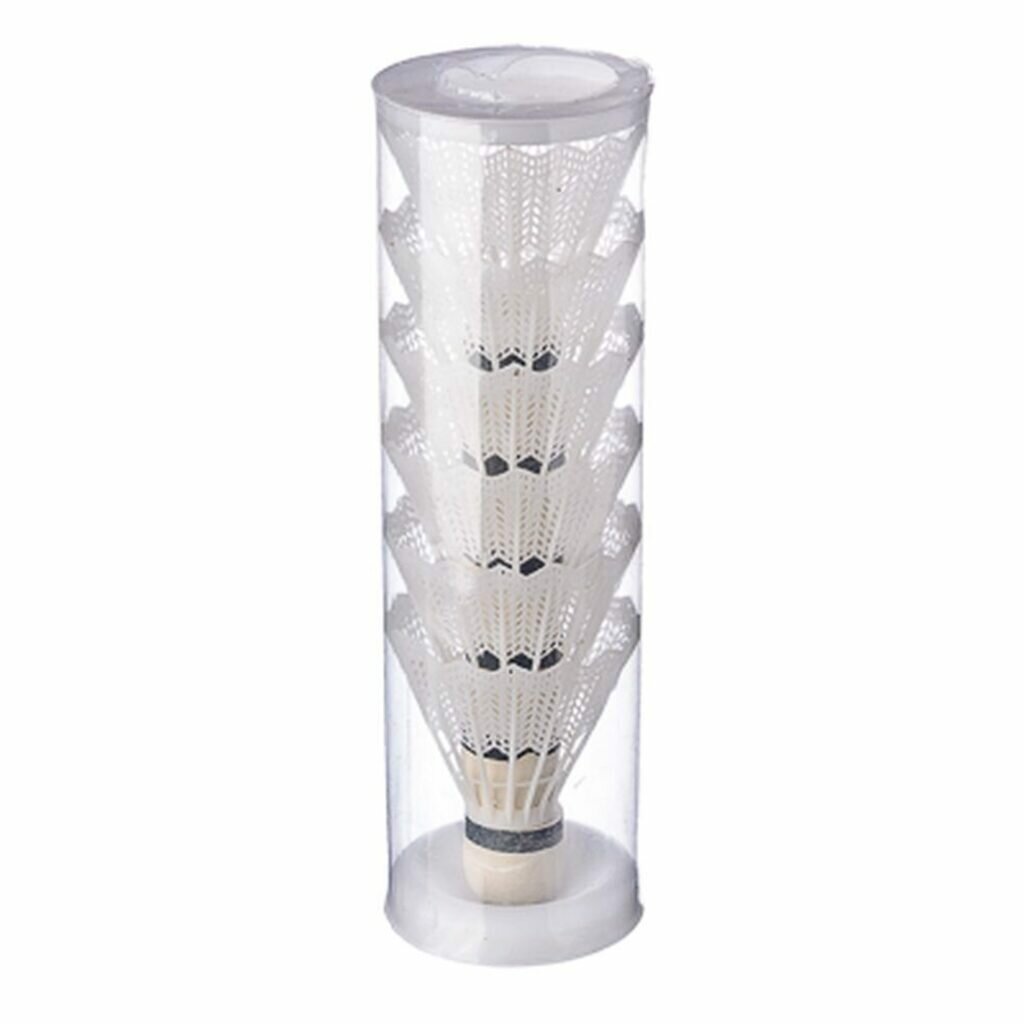 Воланы для бадминтона Гала-центр ПВХ, в тубе, 6 шт