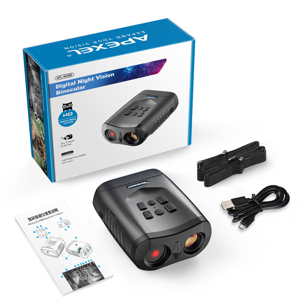 Прибор ночного видения Сова NV009, 4K, 15x, ручная камера, инфракрасный, бинокулярный