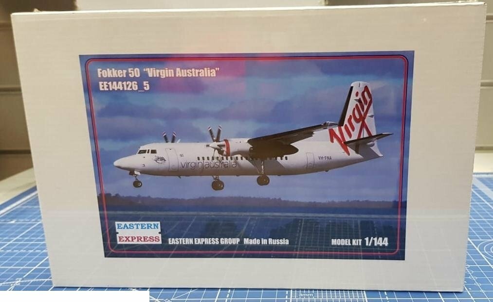 ЕЕ144126_5 Пас. самолет Fokker F-50 Virgin Australia