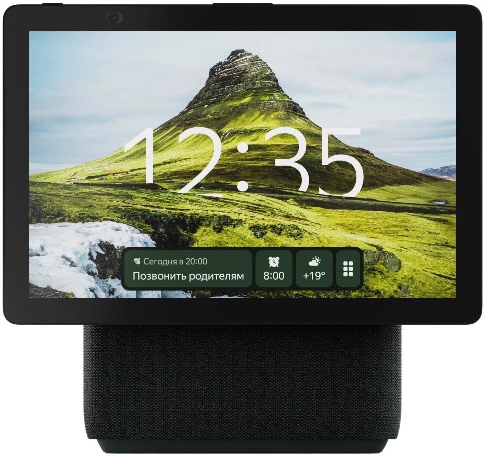 Умная колонка Yandex Станция Дуо Макс Zigbee Алиса зеленый 60W 1.0 BT/Wi-Fi 10м (YNDX-00055GRN) — фото 1