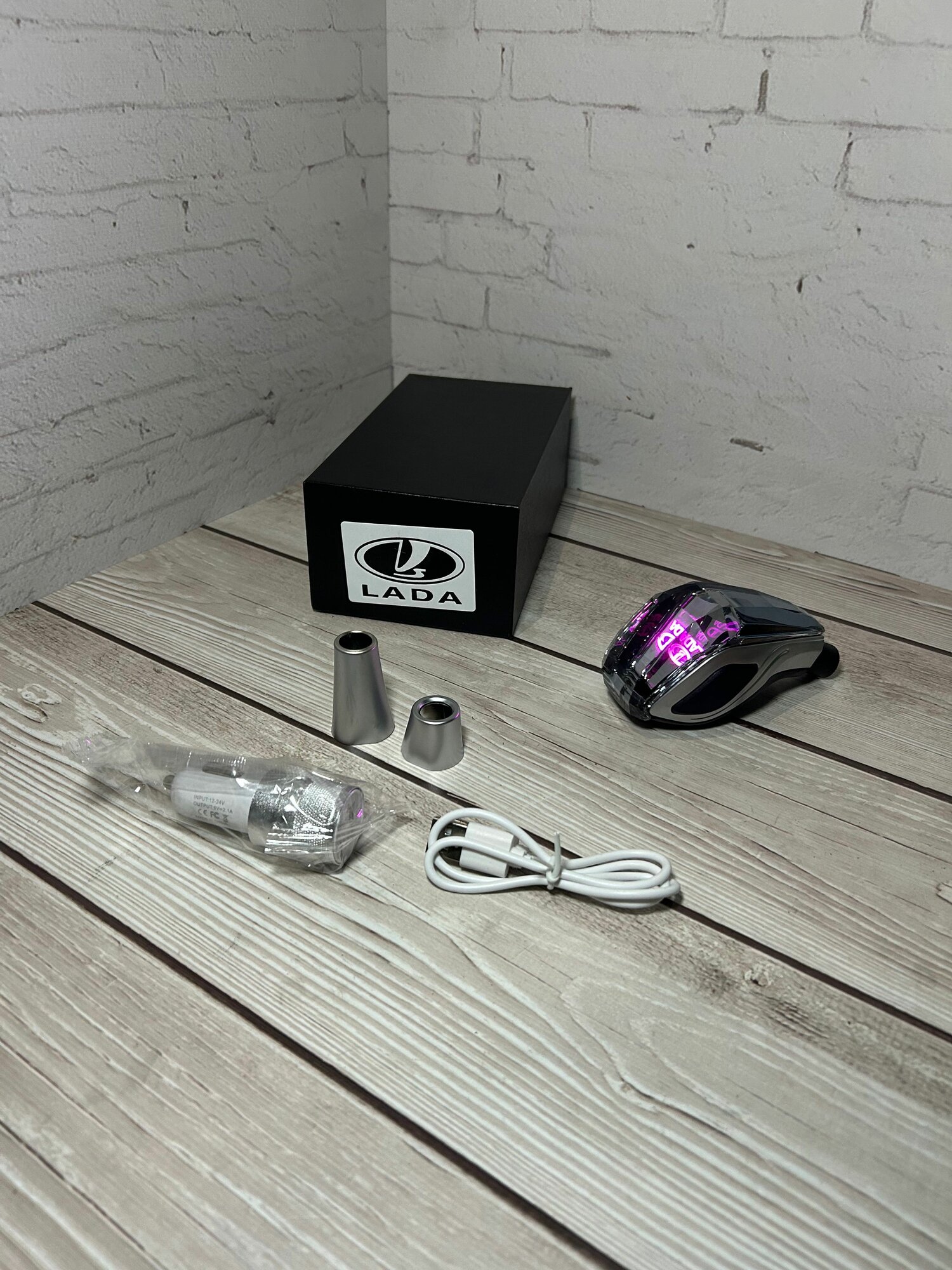 Ручка КПП салонный с подсветкой LADA арт. 1026294606