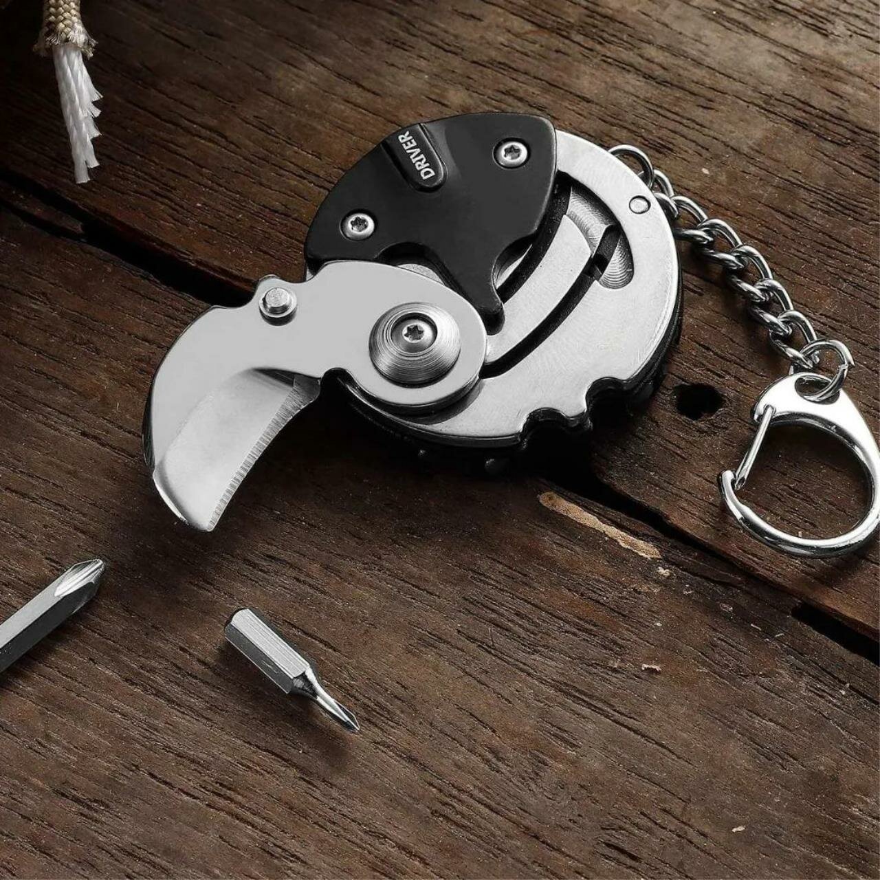 Мультитул/Брелок. Набор инструментов, 8 в 1