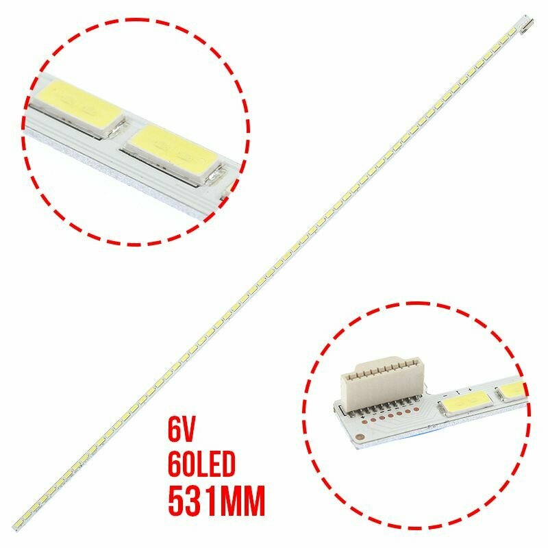 Подсветка LG 6916L-0912A (42" V12 Edge REV1.1 1, 6920L-0001C) для TV 42LM580S, 42LM580T, 42LM585T, 42LM615T, 42LM620S, 42LM620T ( комплект 1 шт )