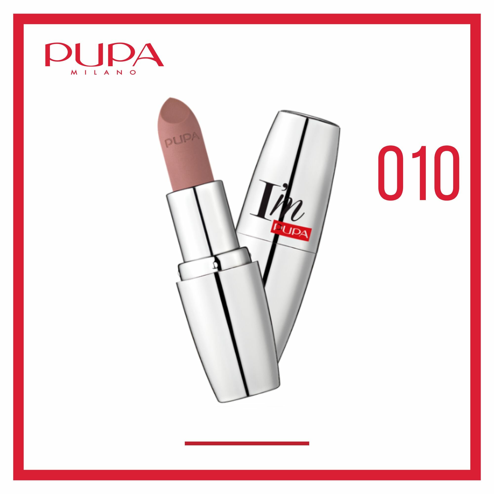 PUPA Губная помада I'm Matt оттенок 010