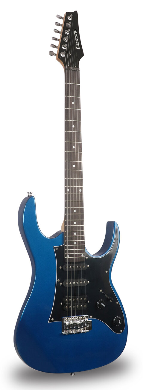 Электрогитара Bosstone SR-06 MBL+Bag (чехол в комплекте)