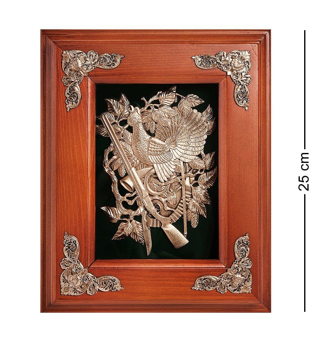 Ключница Тетерев мал. 20х25х9 A2160460 разностор, Дерево, пластик, флок, стекло