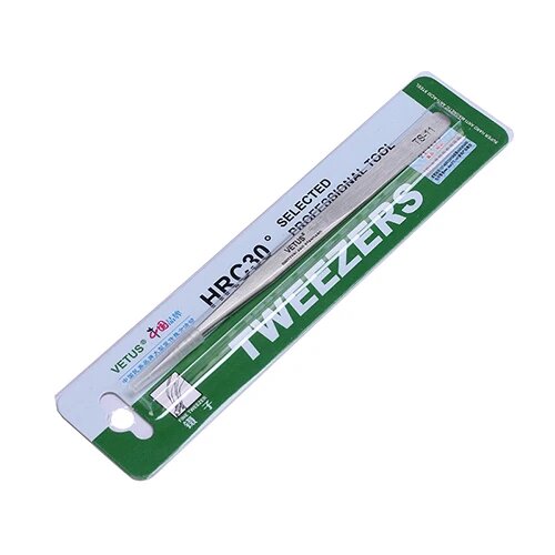 Пинцет VETUS TS-11, HRC30, профессиональный