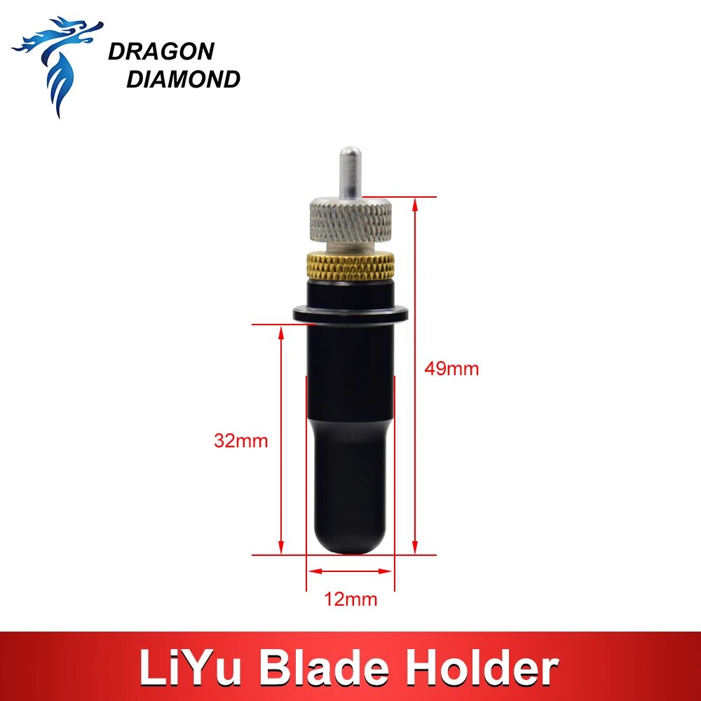 1 шт. для Silhouette Cameo 4 + Graphtec CB15 + CB09 + S절 лезвие + Roland + LiYu держатель лезвия Skycut для винилового плоттера режущий станок Black LiYu