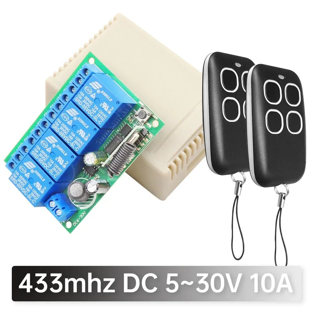 Diese Беспроводной пульт дистанционного управления для освещения 433МГц 1 receiver 2 remotes