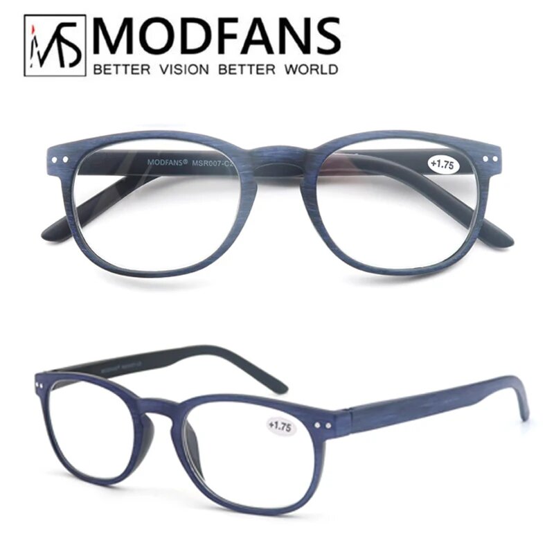 MODFANS деревянные очки для чтения +0.5 до +5.0