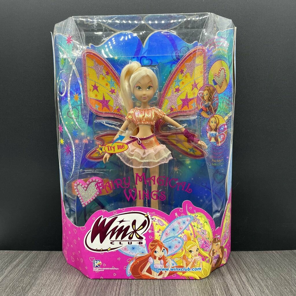 Winx club Блум Стелла флора Девочка-кукла Волшебные крылья винкса Стелла
