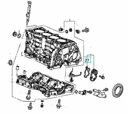 Уплотнительное кольцо сапун; Артикул Honda/Acura: 913025A2A01 (Оригинал)