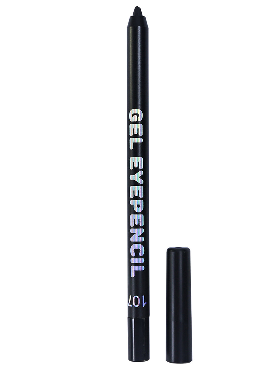 Карандаш для глаз Farres гелевый матовый, мягкий тон 107 чёрный