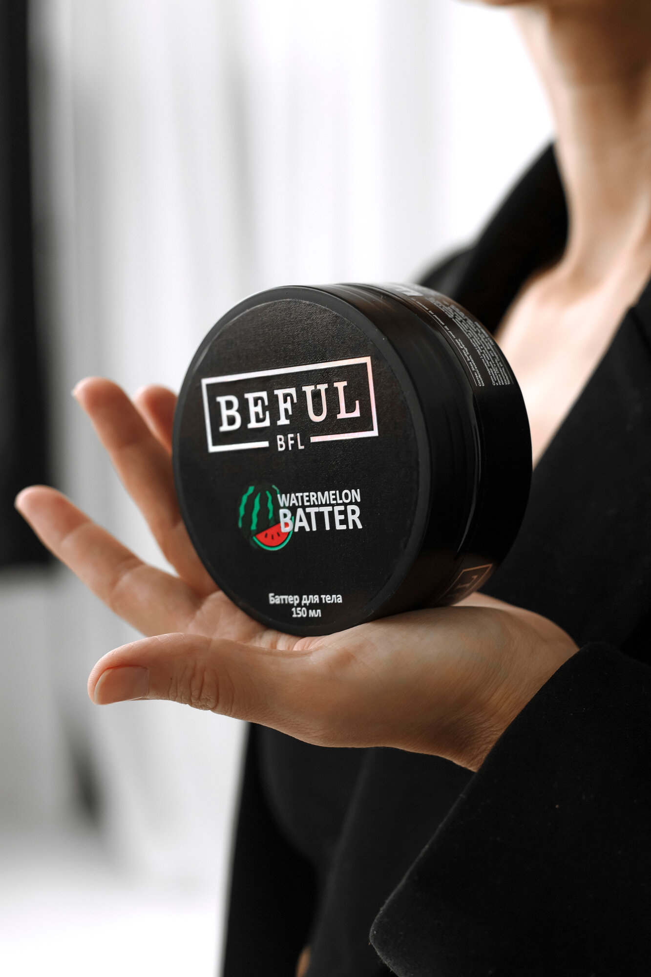 Крем-баттер BEFUL "Арбуз", для тела, рук и ног, увлажняющий, 150мл