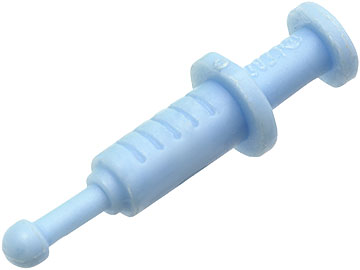 Minifigure, Utensil Syringe, 87989 Bright Light Blue N