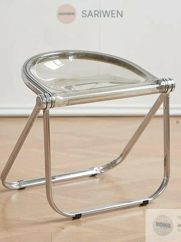 Стул "SARIWEN", полукруглый, откидной, без подлокотников, металл, 43х43х45 см