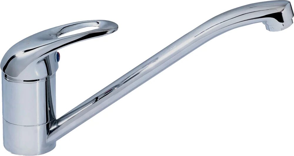 Смеситель для кухни Kaiser Magistro 14233 с поворотным изливом, хром, глянцевый, однорычажный, латунный, с керамическим картриджем