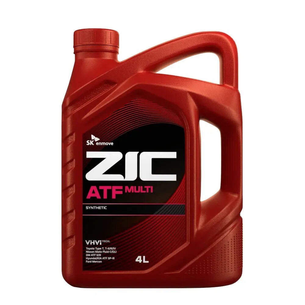 ZIC Масло трансмиссионное ZIC ATF Multi синтетическое 4л