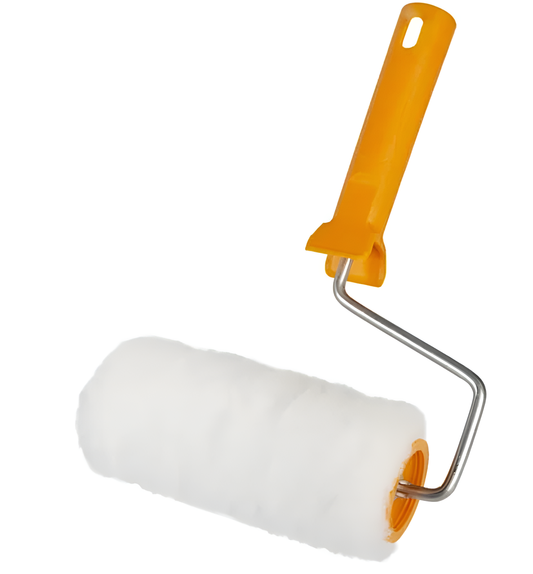 Валики 2шт, 240мм, Шабашка, сделан из качественных и прочных материалов, цвет ручки валика жёлтая, цвет валика белый