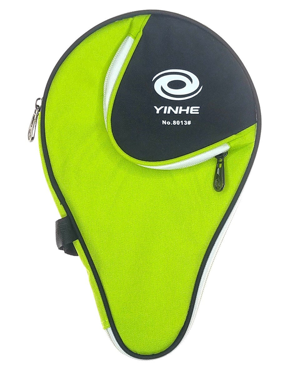 Чехол для ракеток настольного тенниса Yinhe Calabash с отделением для мячей, цвет лайм