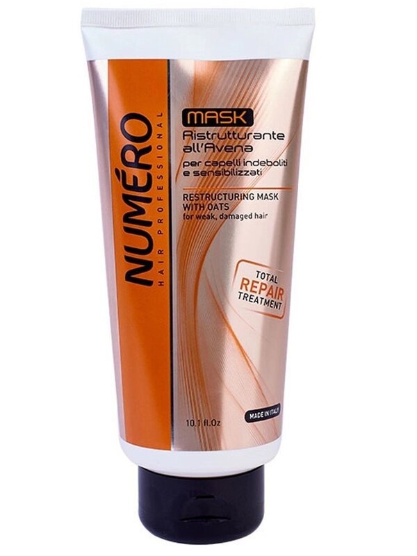 Brelil Крем-маска с вытяжкой из овса Numero Oat Mask, 300 мл