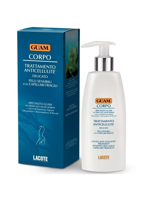 Guam Крем антицеллюлитный для чувствительной кожи с хрупкими капиллярами Corpo Trattamento