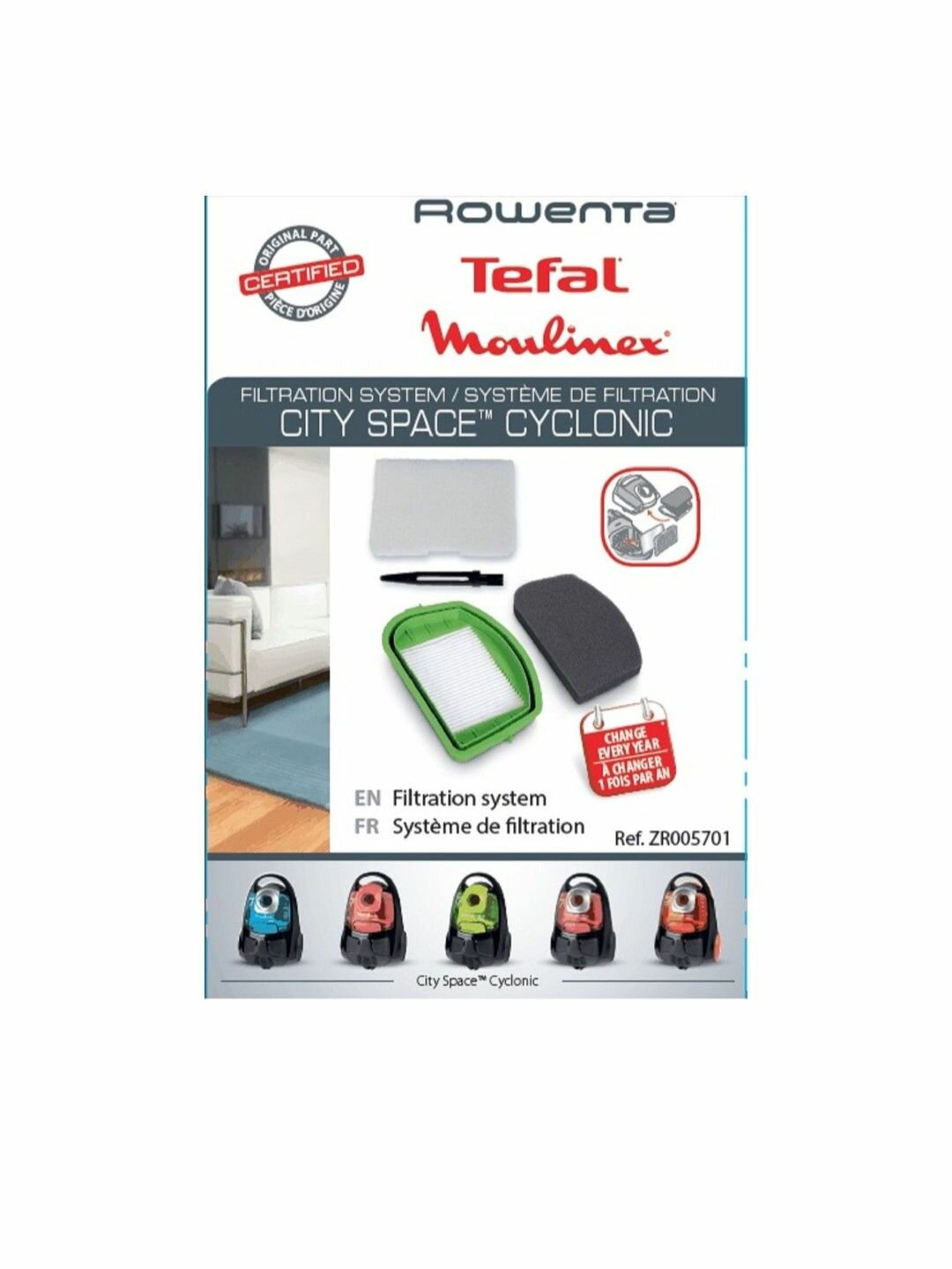 Фильтр для пылесоса Tefal ZR005701