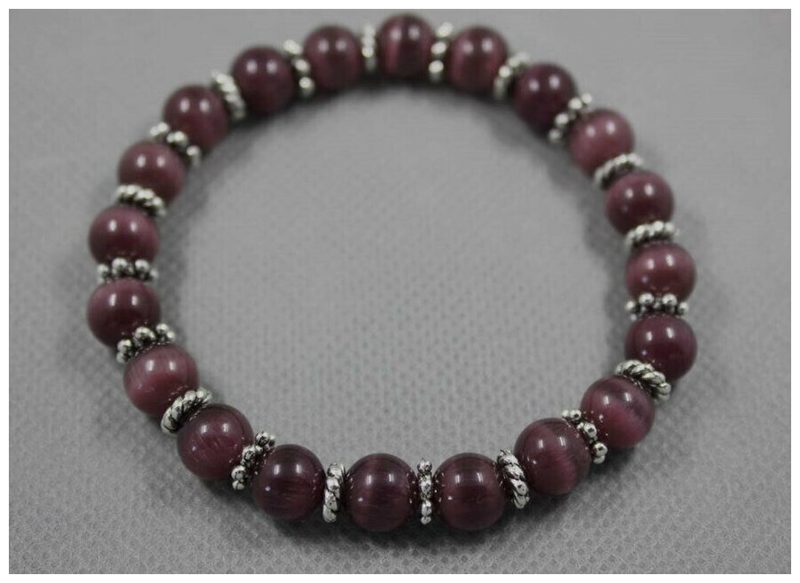 Браслет-нить, кошачий глаз