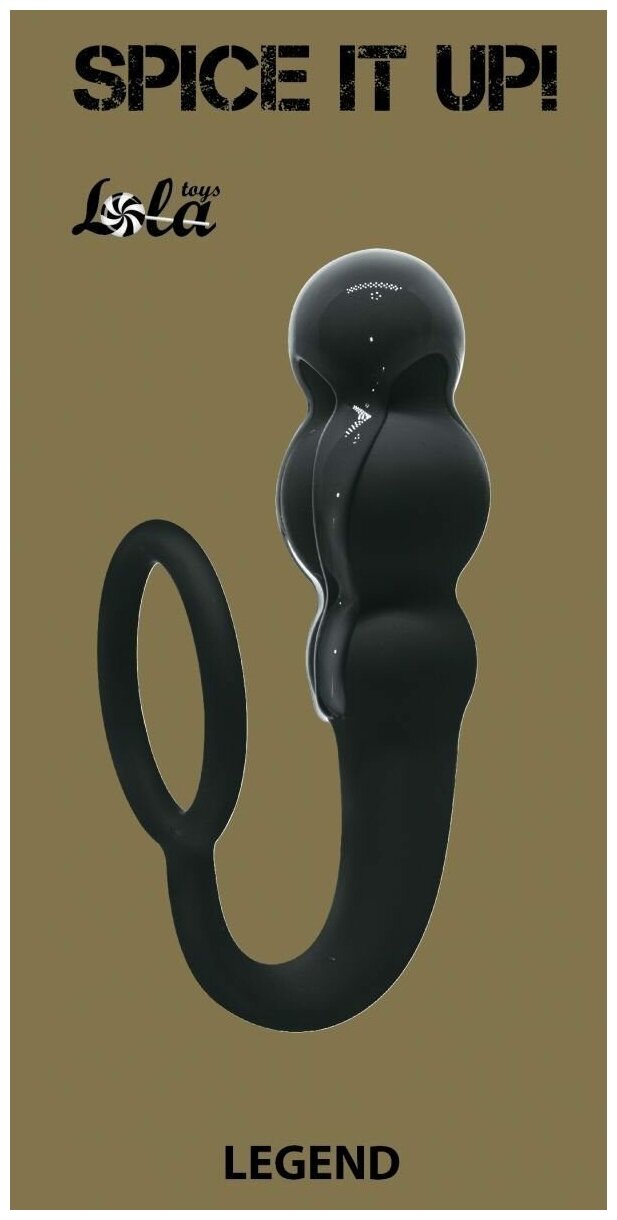 Анальная пробка Lola Games Spice it up 8001-01 Legend, с вибрацией, анальная стимуляция