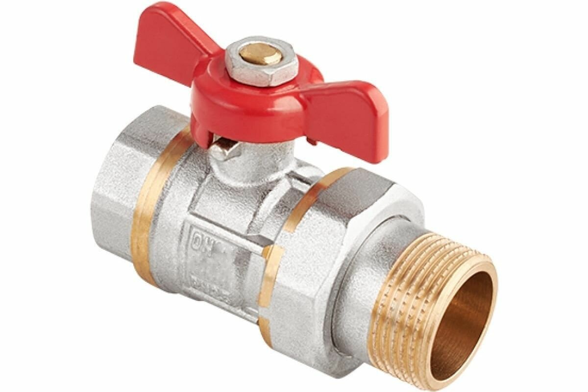 Кран шар. AquaHit 1/2" с полусг. бабочка BV.320.04